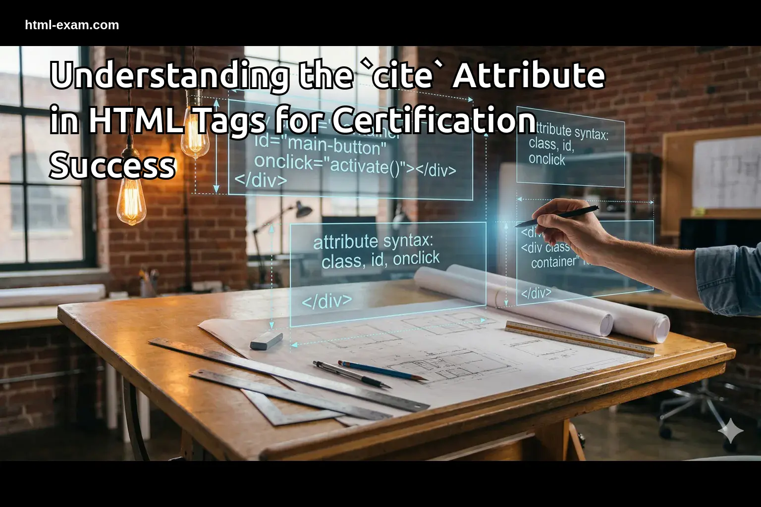 Understanding the `cite` Attribute in HTML Tags for Certification Success