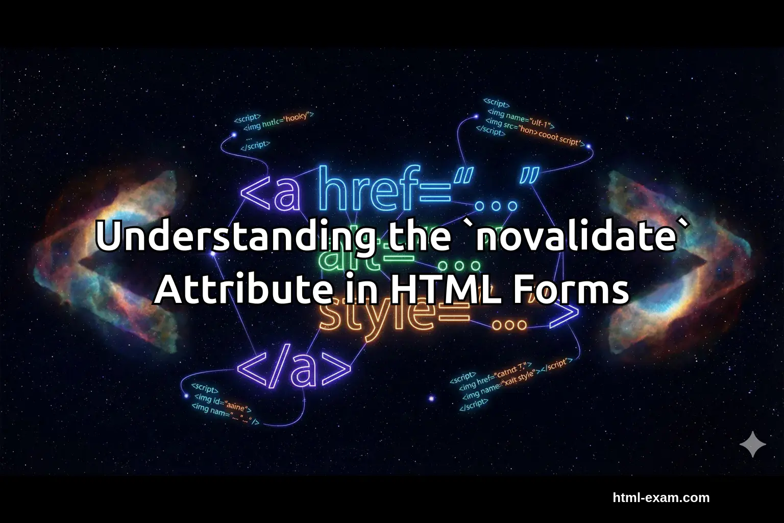 Understanding the `novalidate` Attribute in HTML Forms