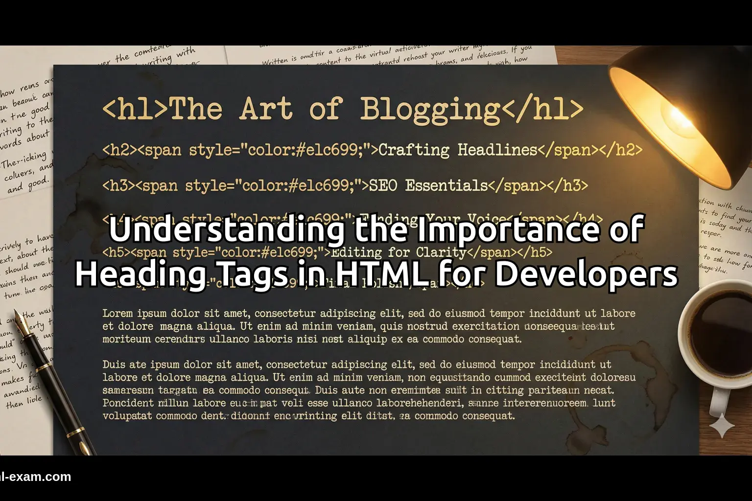 Understanding the Importance of Heading Tags in HTML for Developers