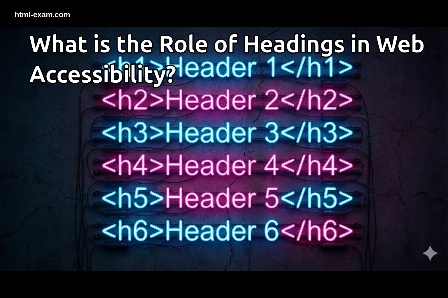 What is the Role of Headings in Web Accessibility?