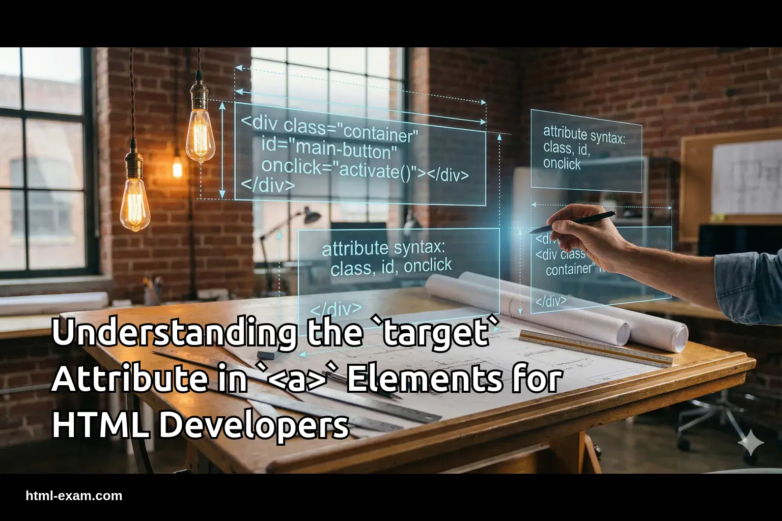 Understanding the `target` Attribute in ` ` Elements for HTML Developers
