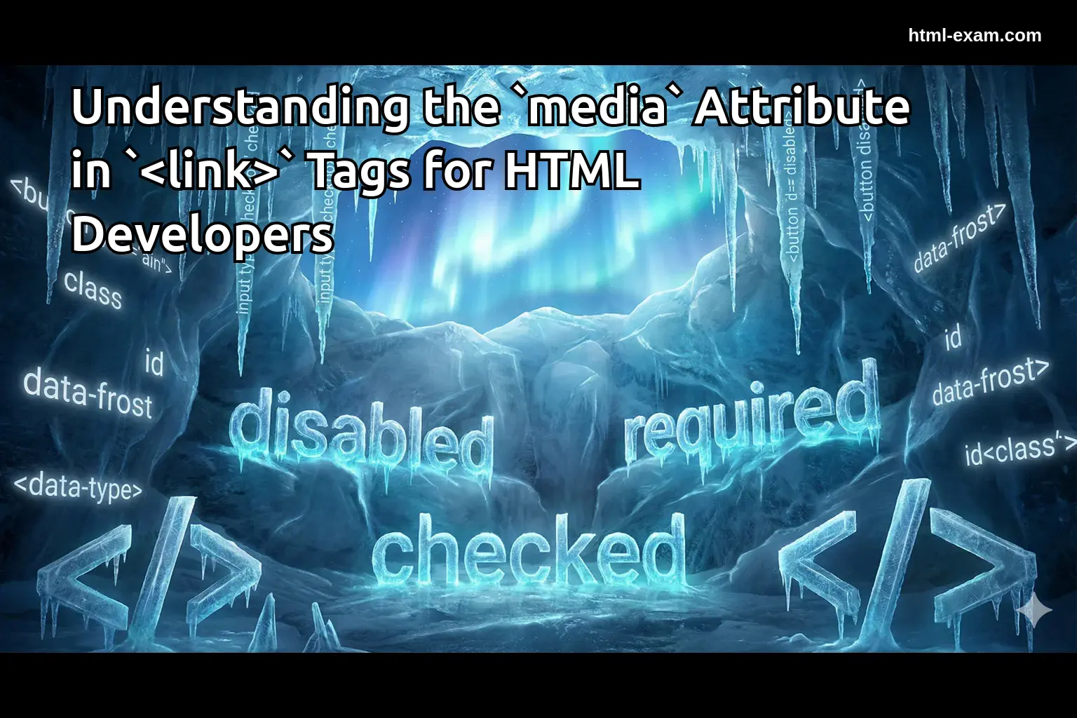 Understanding the `media` Attribute in ` ` Tags for HTML Developers