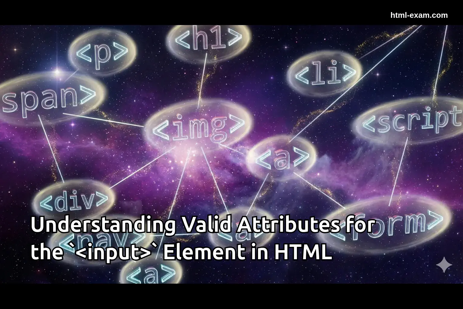 Understanding Valid Attributes for the ` ` Element in HTML